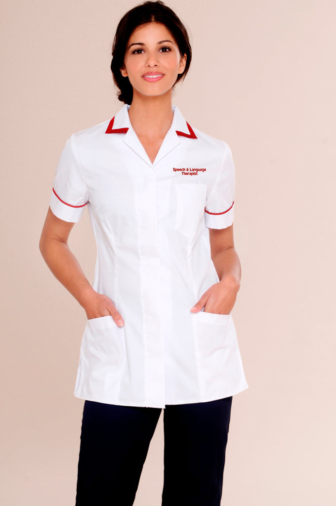 Speech & Language 401B Tunic | Speech + Language Therapist Uniforms at ...